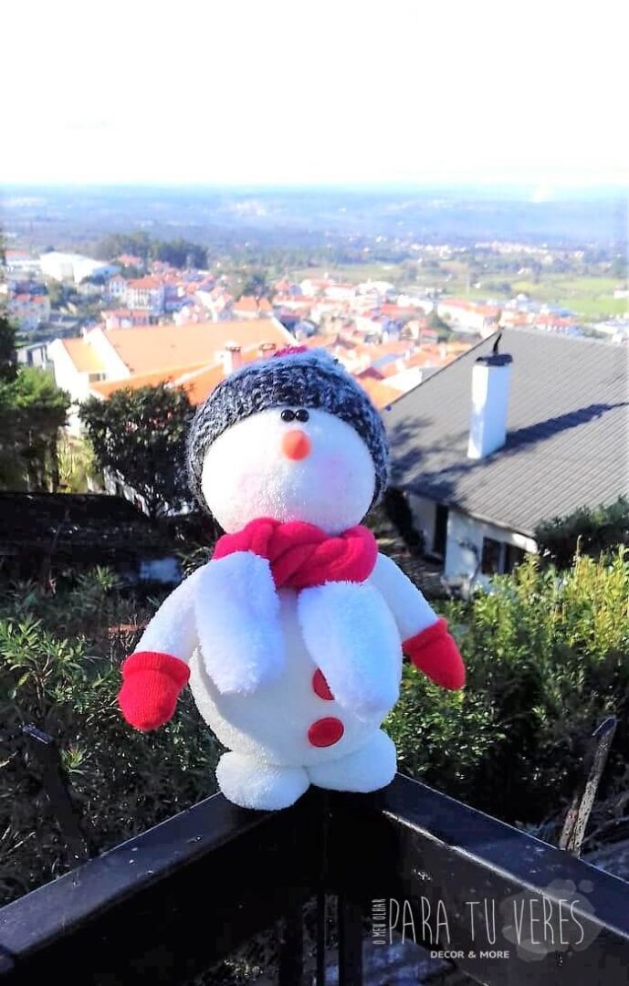 Snowie, Boneco de Neve – Artesanato de Natal – O MEU OLHAR PARA TU VERES